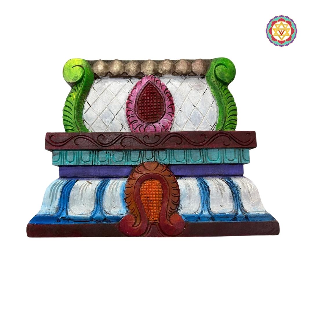 Mandir-Top Gopuram Wall Panel Wood – Pretty Homes India